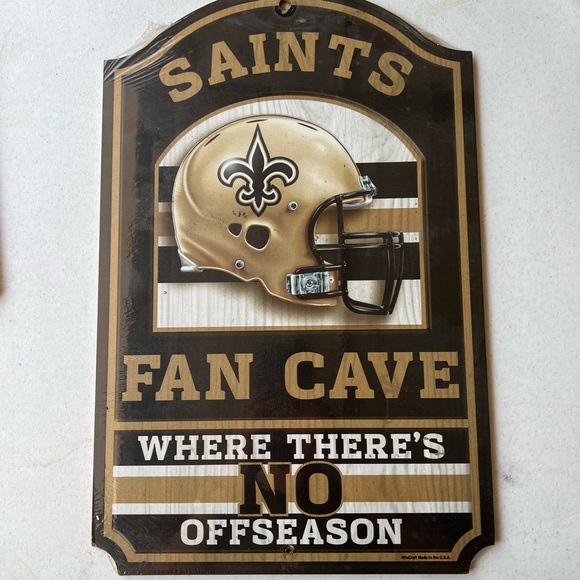 Wincraft | Wall Decor | Saints Wooden Nfl Team Plaque | Poshmark